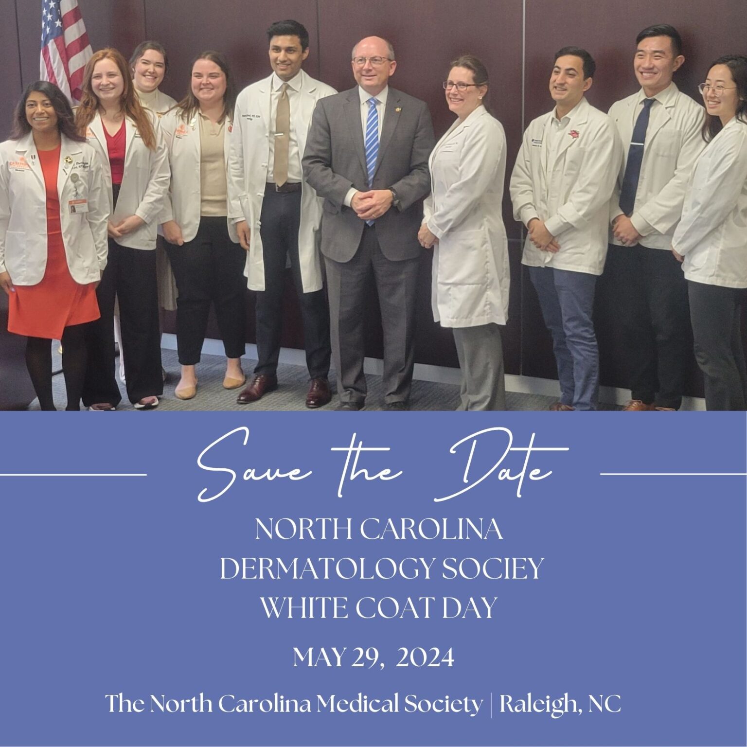NCDA White Coat Day Scheduled for May 29 - North Carolina Medical Society